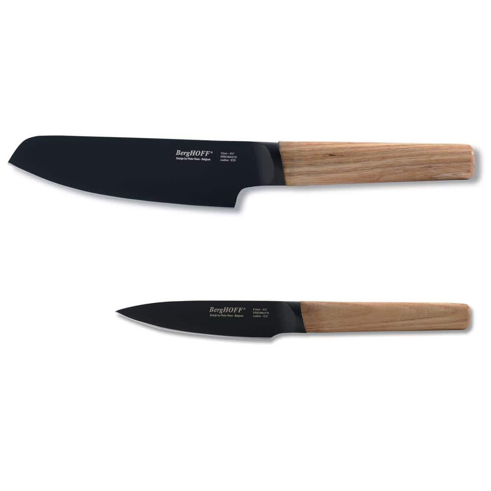BergHOFF Ron 2-Piece Natural Handle Knife Set-2212114 - The Home Depot