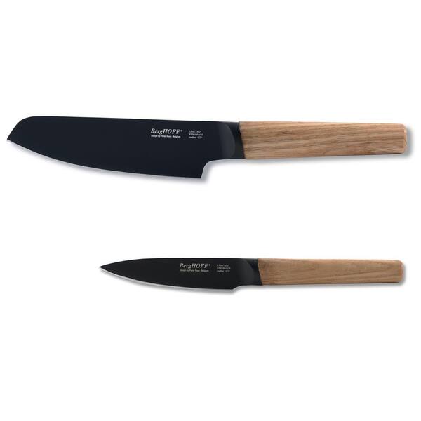 BergHOFF Ron 2-Piece Natural Handle Knife Set-2212114 - The Home Depot