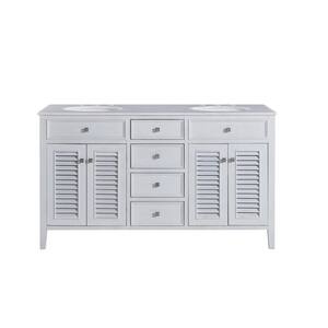 Timeless Home 48 in. W x 21 in. D x 35 in. H Single Bathroom Vanity in ...