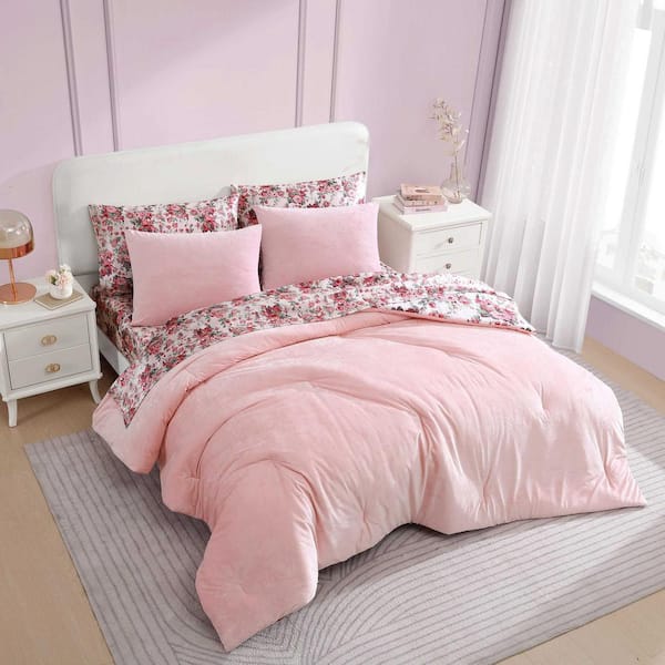 Pink velvet sheets store