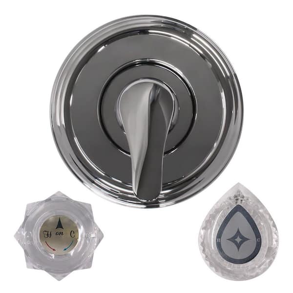 Everbilt Universal Trim Kit For Moen and Delta Chrome 31675 - The Home ...