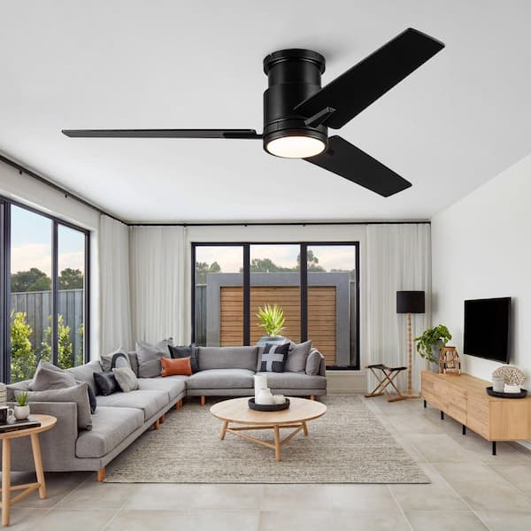 Have a question about MODERN HABITAT 52 in. Integrated LED Indoor Flush ...