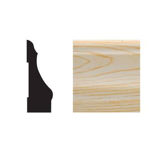 Royal Mouldings 7 ft. x 2-1/4 in. x 5/8 in. PVC Colonial Casing ...
