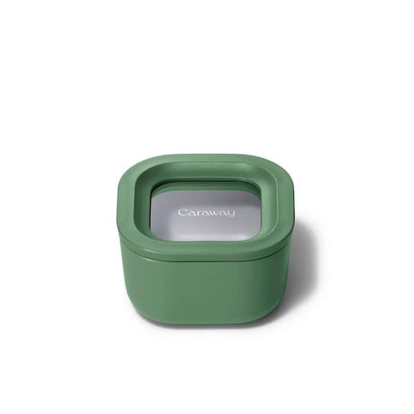 CARAWAY HOME Mini Square Container with Lid Sage KW-MNSQ-104 - The Home ...