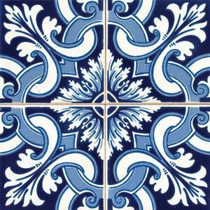 MI ALMA Blue R15 7 in. x 7 in. Vinyl Peel and Stick Tile (24 Tiles, 8. ...