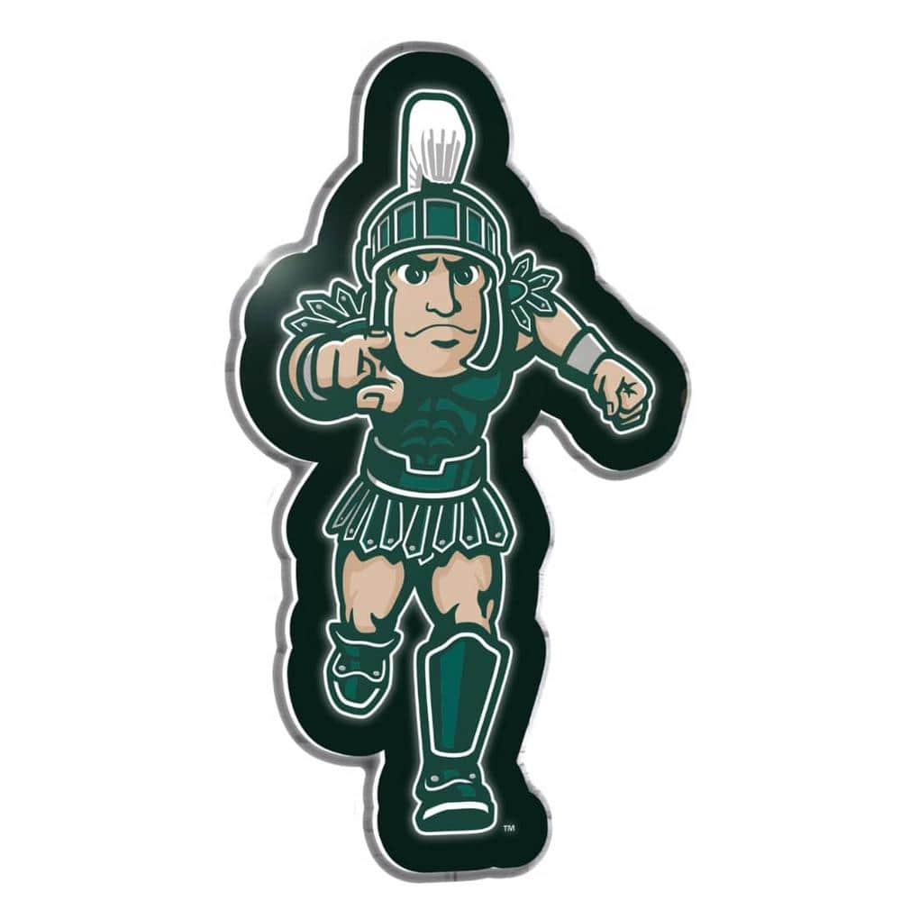 Evergreen 23 in. x 23 in. Michigan State University Green College ...
