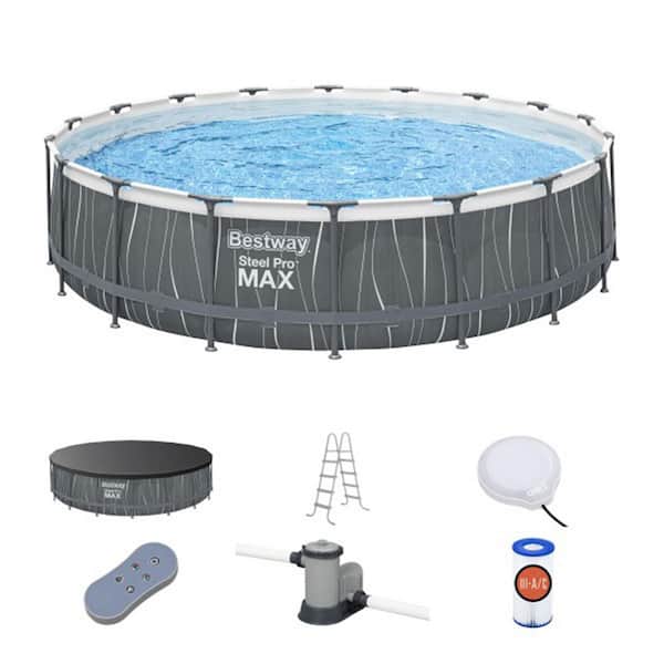 Round-18 ft. - 48 - Above Ground Pools - The Home Depot