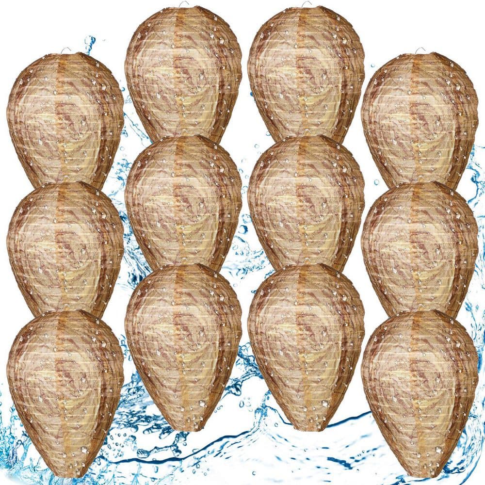 .N/A Outdoor Wasp Nest Decoy Trap with Waterproof Realistic Design ...