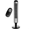 Holmes 36 in. Oscillating Tower Fan with Remote Control in Black and ...