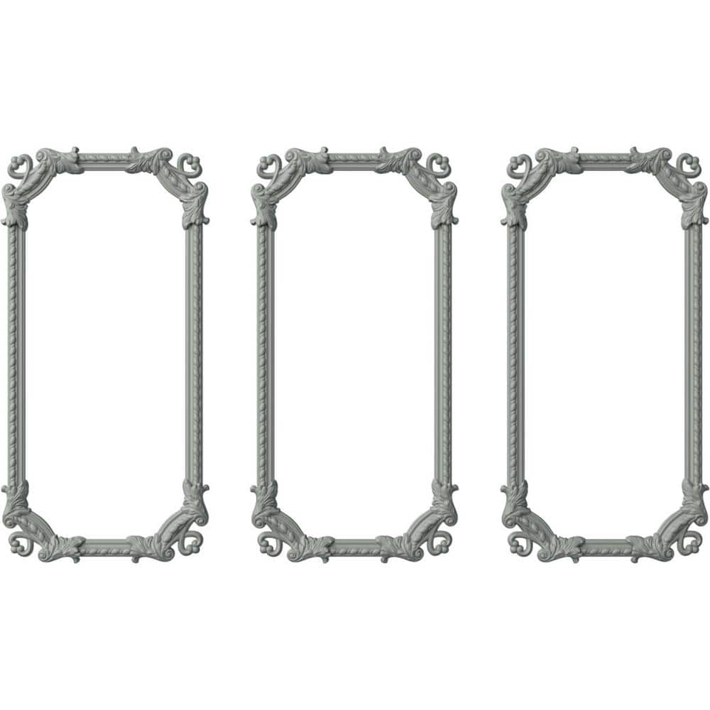 Ekena Millwork 24 in. W x 48 in. H Unfinished Polyurethane Devon Rope ...