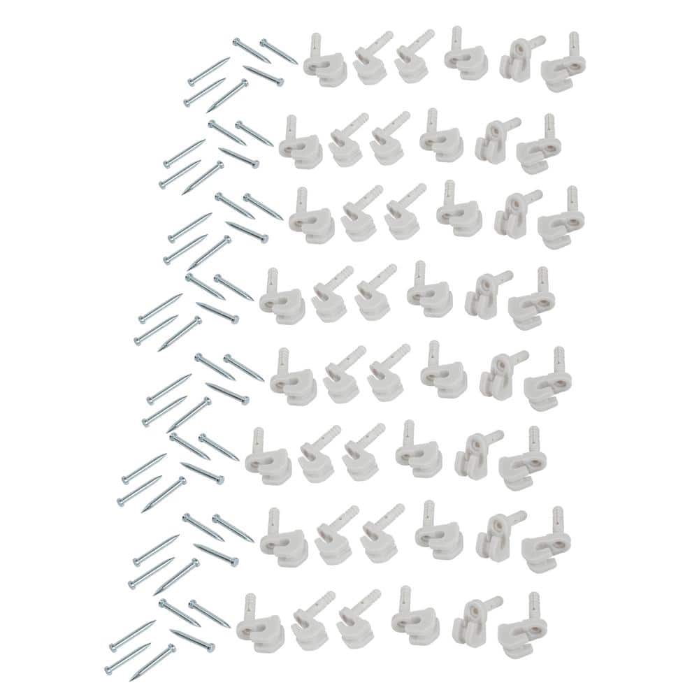 Everbilt Back Wall Clips - Contractor-Package of 48 90194 - The Home Depot