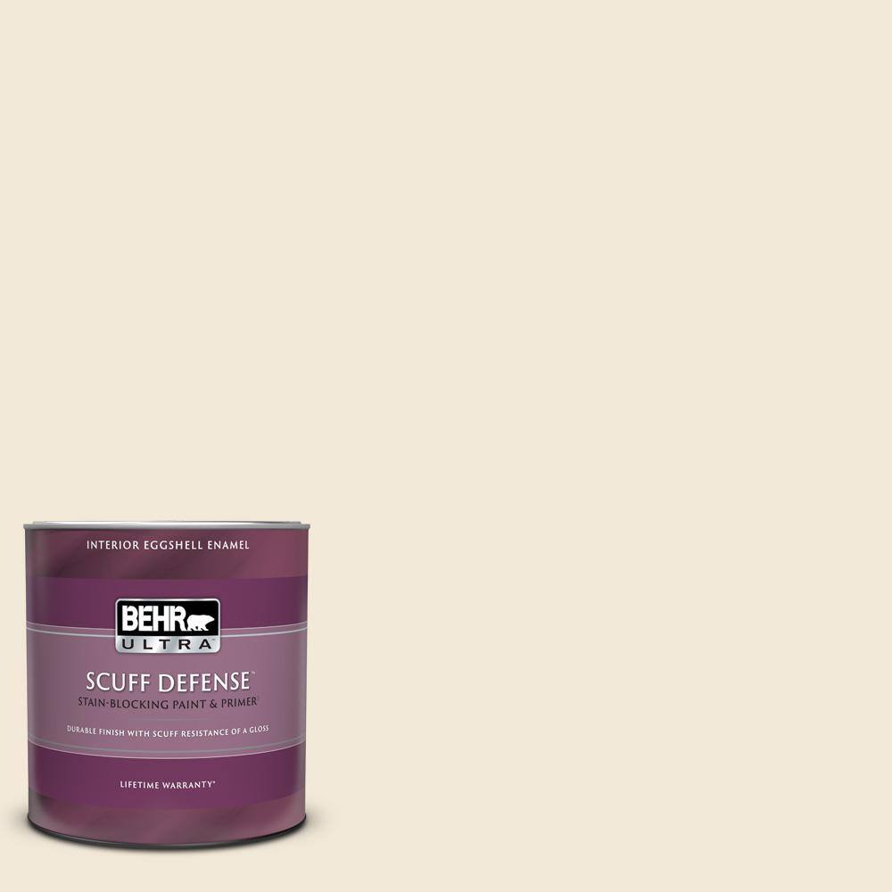 BEHR ULTRA 1 qt. #740C-1 Seaside Sand Extra Durable Eggshell Enamel ...