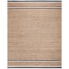 SAFAVIEH Natural Fiber Beige/Black 8 ft. x 10 ft. Border Area Rug ...