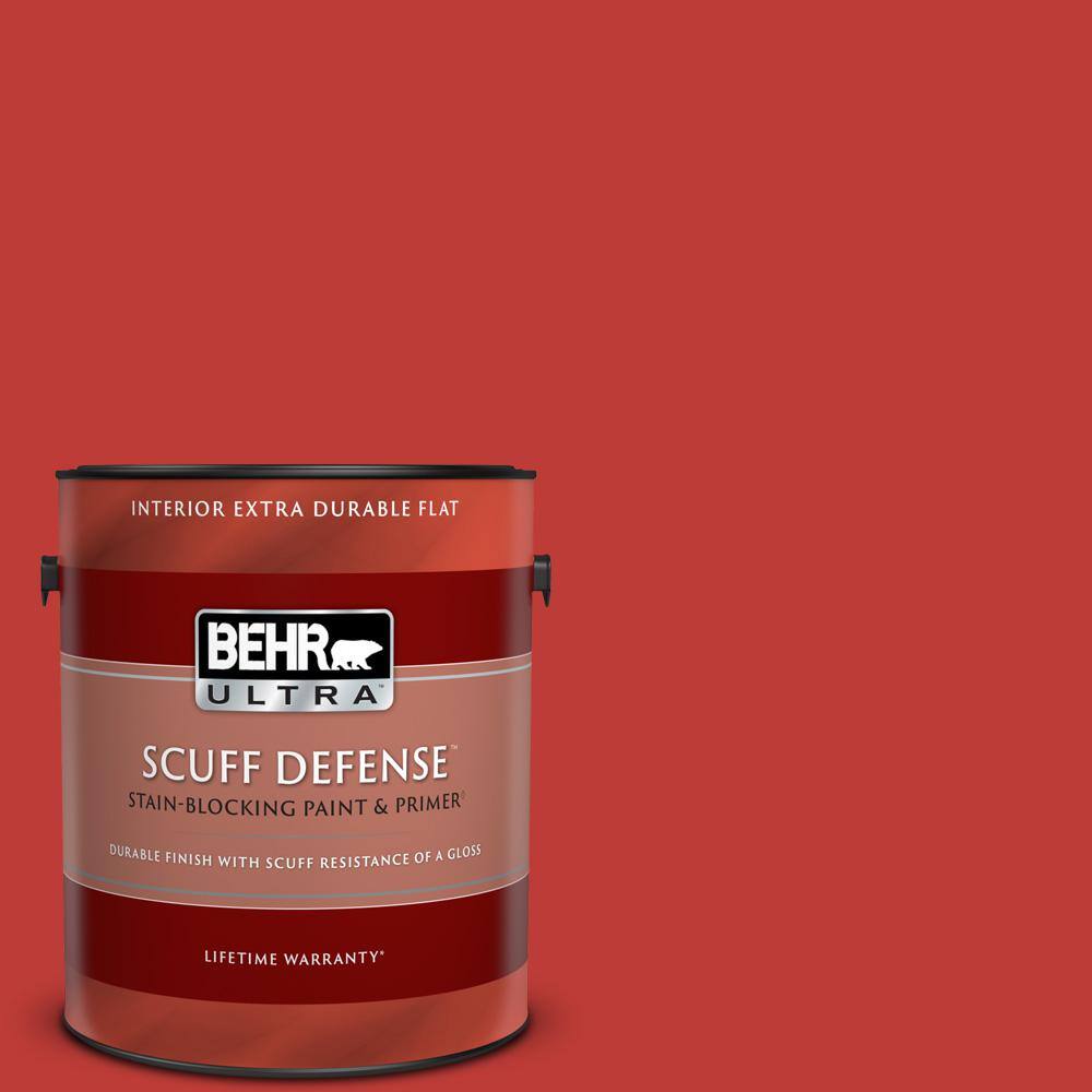 BEHR ULTRA 1 gal. #P150-7 Flirt Alert Extra Durable Flat Interior Paint ...