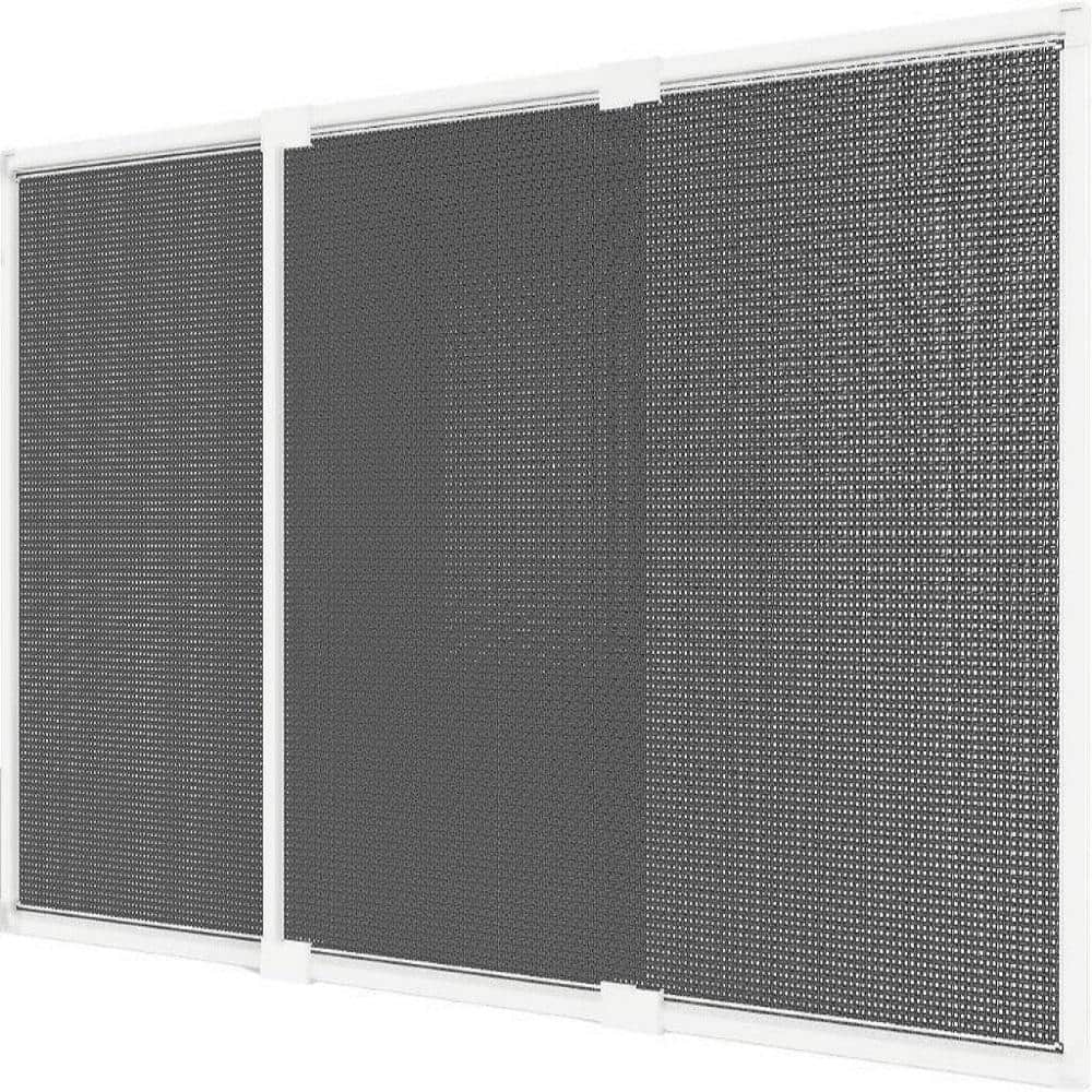 RITESCREEN Slide-Rite 28 in. x 20 in. Adjustable Window Screen (4-Pack ...
