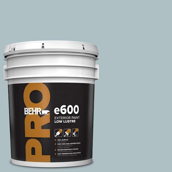 BEHR PRO 5 gal. #PPU13-14 Ozone Low Luster Exterior Paint PR62005 - The ...