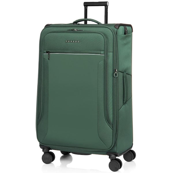 VERAGE 29 in. Green Toledo Softside Expandable Suitcase with Spinner ...