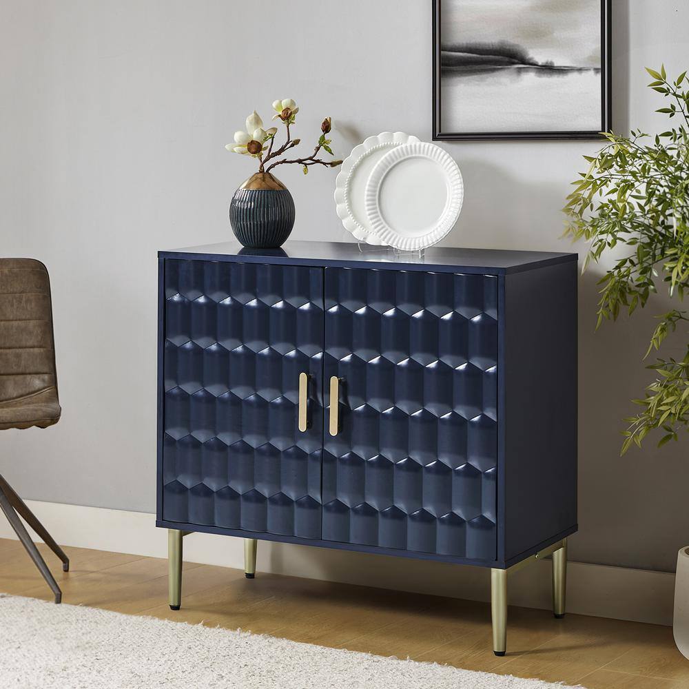 JAYDEN CREATION Danilo Modern 32 in. Tall 2-Door MDF Sideboard with ...