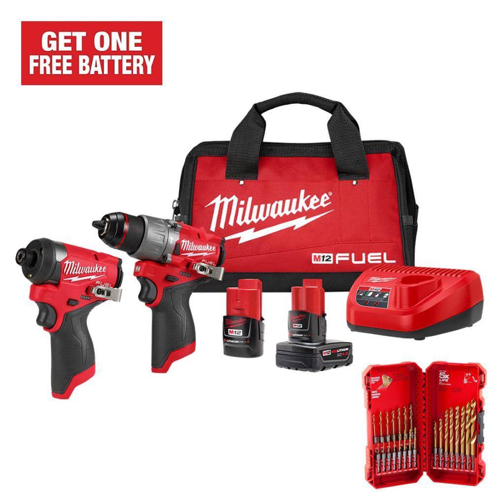 Reviews for Milwaukee M12 FUEL 12-Volt Cordless Hammer Drill and Impact ...