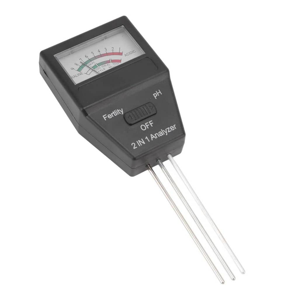 Phewnyzo 2 in 1 Soil Meter Soil Fertility Tester with 3-Probes for ...