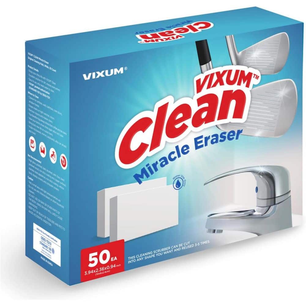 VIXUM Miracle Eraser-Original Cleaning Pads, (50 Pack) Scrubbing Pad ...