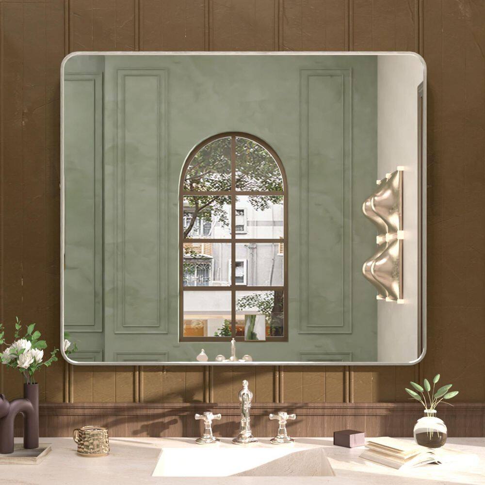 Hermitage Bath Cosy 42 in. W x 36 in. H Rectangular Framed Wall ...