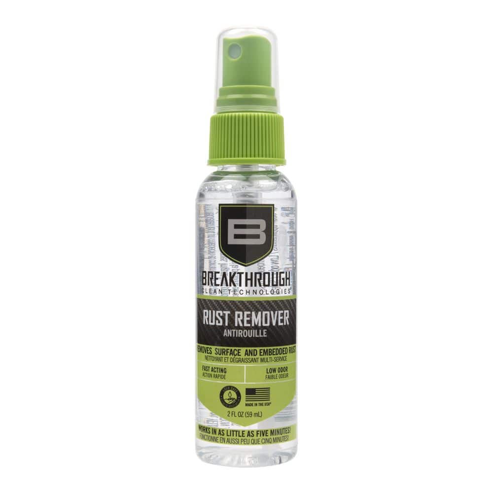 B BREAKTHROUGH CLEAN TECHNOLOGIES Rust Remover, 2 oz. Pump Spray Bottle ...