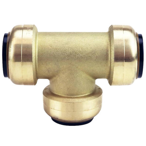 Tectite 1 in. Brass Push-to-Connect Tee FSBT1 - The Home Depot