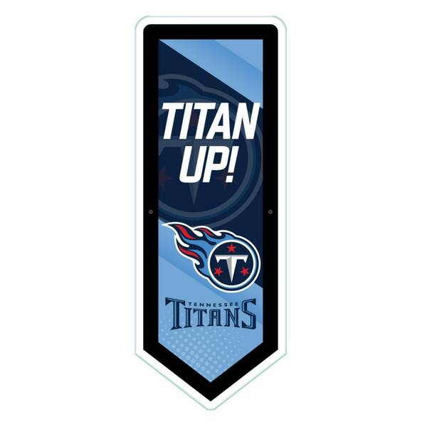 Evergreen Tennessee Titans Pennant 9 in. x 23 in. Plug-in LED Lighted ...