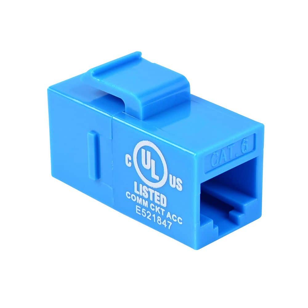 VCELINK UL Listed Cat6 Keystone Coupler (5-Pack) M226BL-5P-THD - The ...