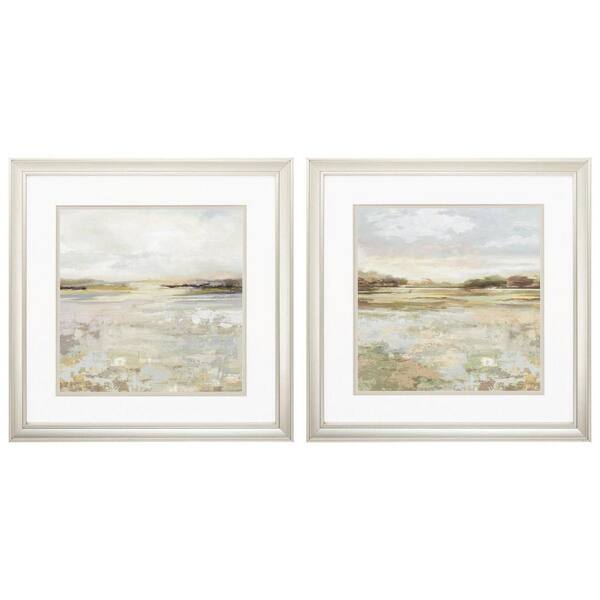HomeRoots 18 in. X 18 in. Champagne Gold Gallery Picture Frame Sunset ...