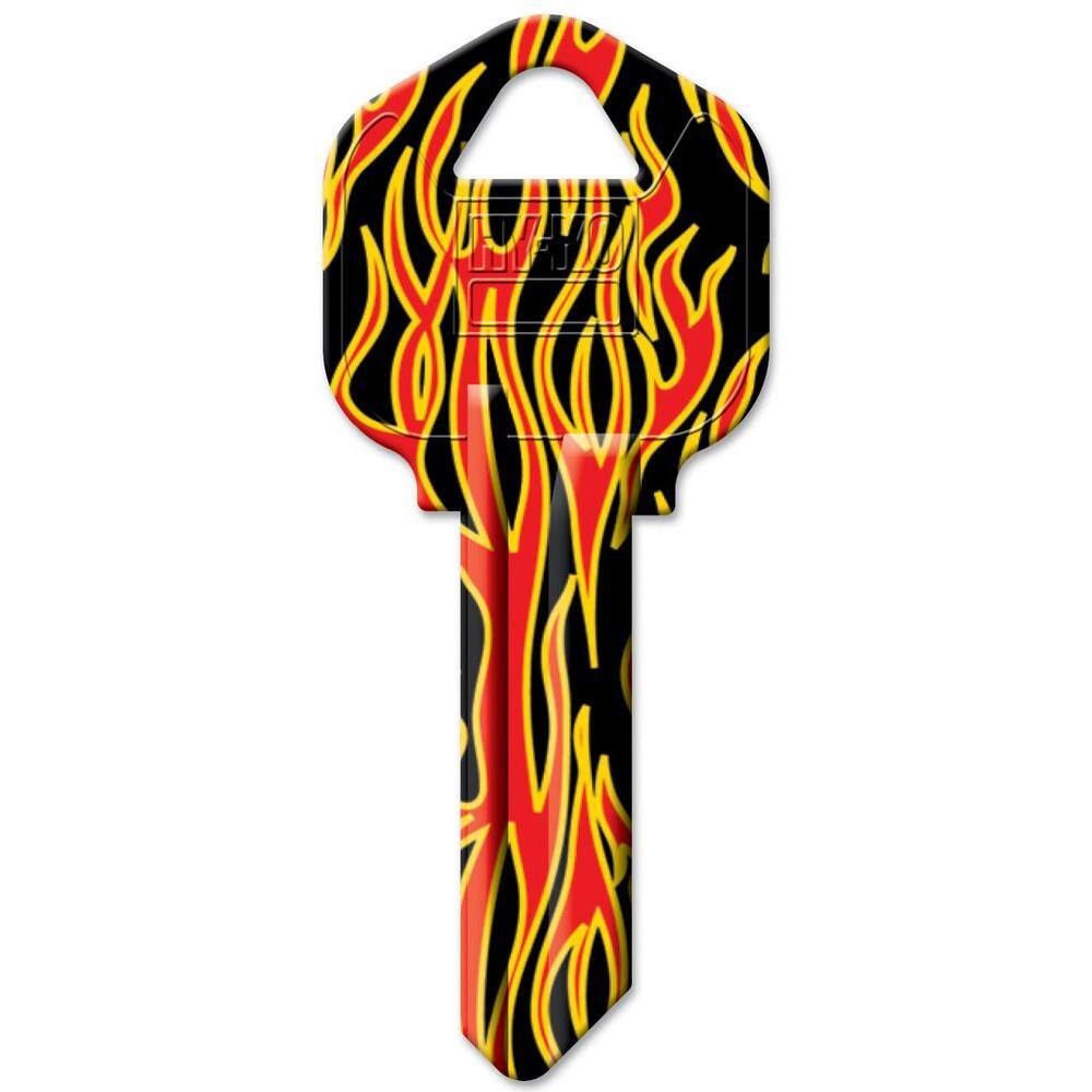 HY-KO Blank Kwikset Flame Key 16010KW1-05 - The Home Depot