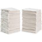 THE CLEAN STORE White Shop Towels (50-Pack) 100