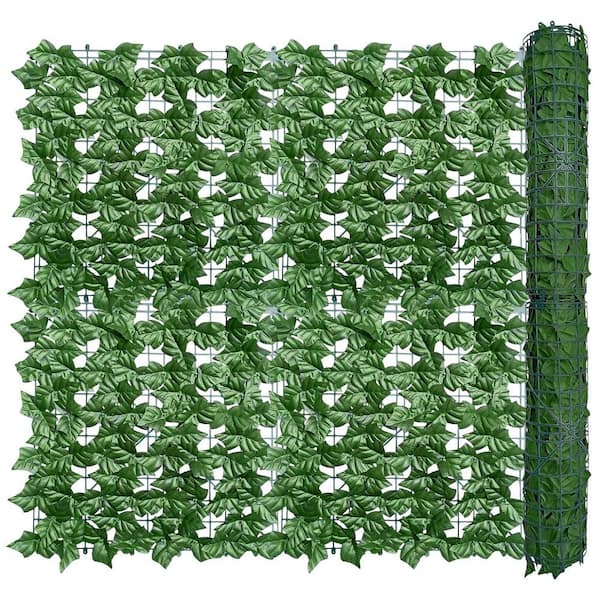 60 x 120 in. Plastic Ivy Privacy Fence Wall Screen Garden Fence ...