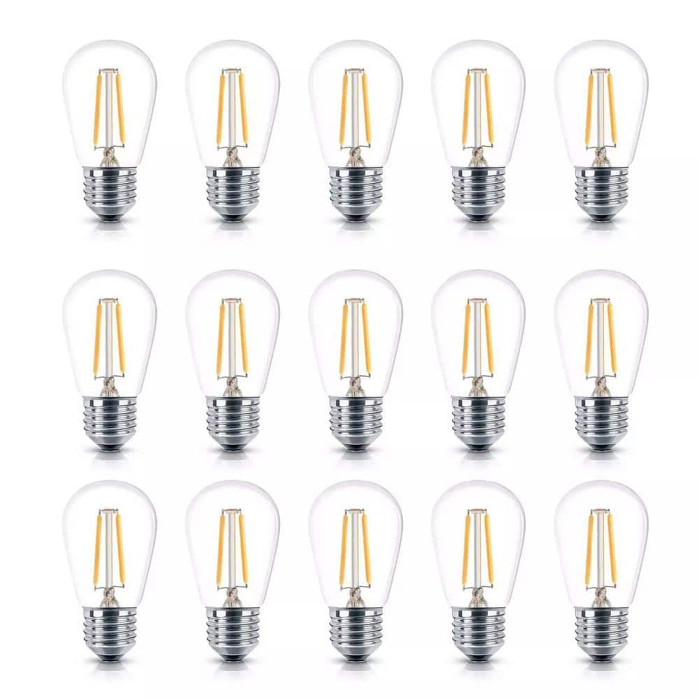 Brightech 2-Watt S14 Dimmable E26 LED Vintage Edison Light Bulb 2500K ...