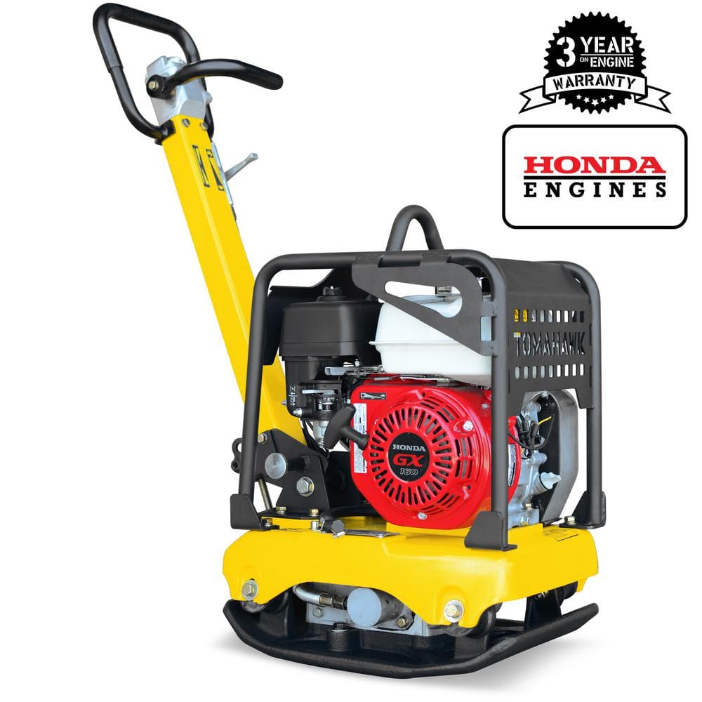 Tomahawk Power 5.5HP Honda Reverse Vibratory Plate Compactor Tamper ...