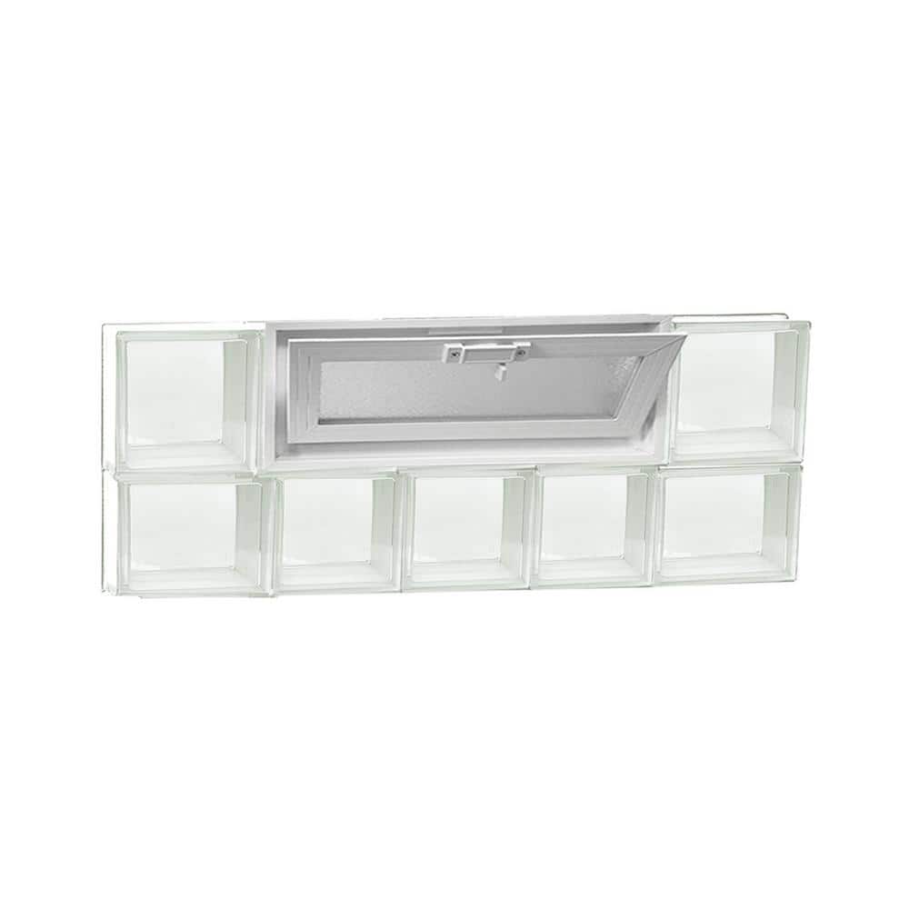 Clearly Secure 32.75 in. x 13.5 in. x 3.125 in. Frameless Vented Clear ...