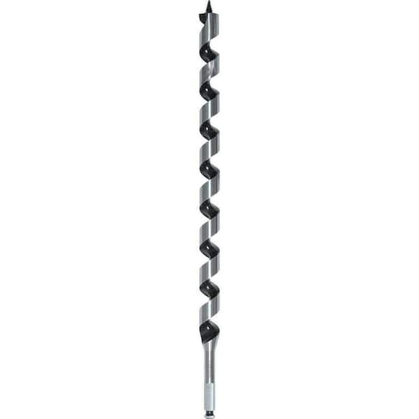 Makita 1 in. x 18 in. Steel Ship Auger Bit D-35938 - The Home Depot