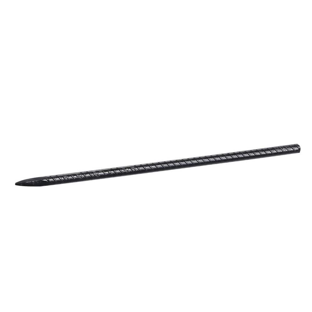 SKYSHALO Rebar Stakes 16 in. Heavy-Duty 0. 45 in. Dia Straight ...