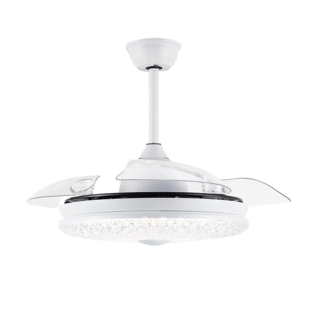 Have a question about Bella Depot 42 in. LED White Retractable Ceiling ...