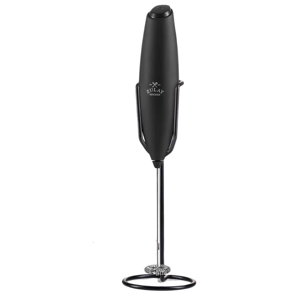 Zulay Kitchen Executive Series Black Premium Milk Frothier - Ideal ...