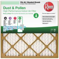 12PK Rheem 24x30x1 Basic Household Pleated MERV 8 FPR 4 Air