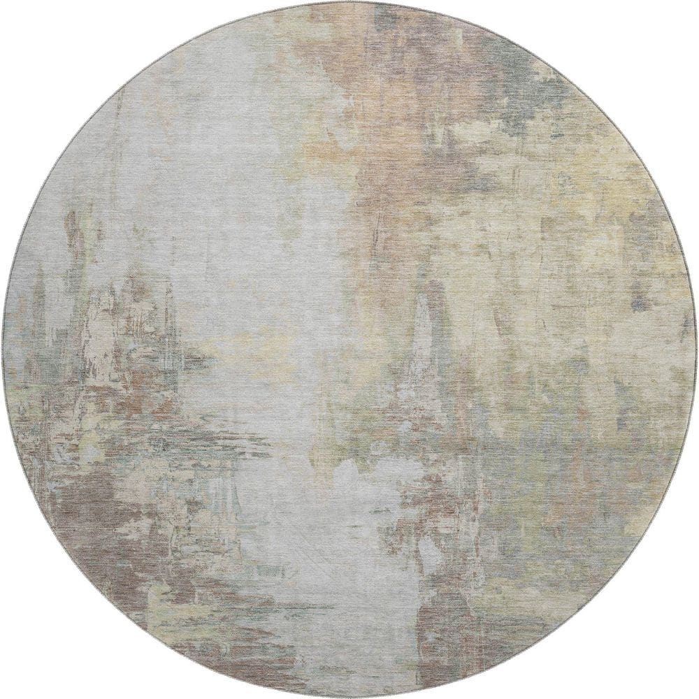 Addison Rugs Mayfield Premium Machine Washable Abstract AMF1977 Tan 8 ...