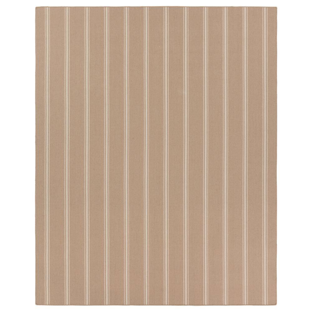 Memento Beige/Ivory 3 ft. x 8 ft. Striped Handmade Runner Indoor ...