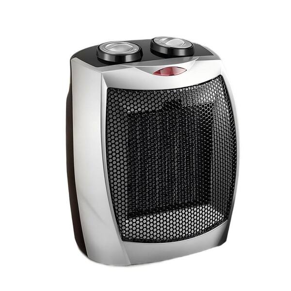 R.W.FLAME 1,500-Watt Compact Indoor Small Ceramic Electric Heater with ...