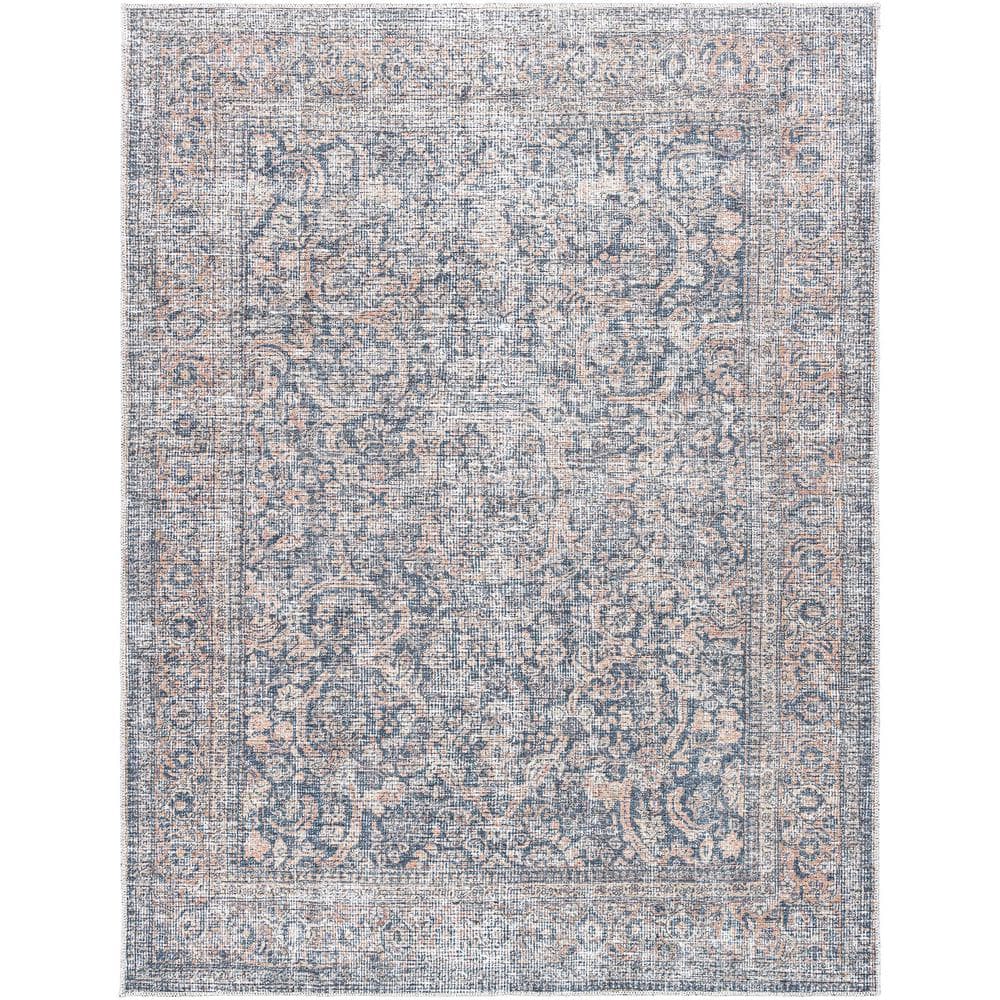 Livabliss Lorelai Gray Traditional 2 ft. x 3 ft. Indoor Machine ...