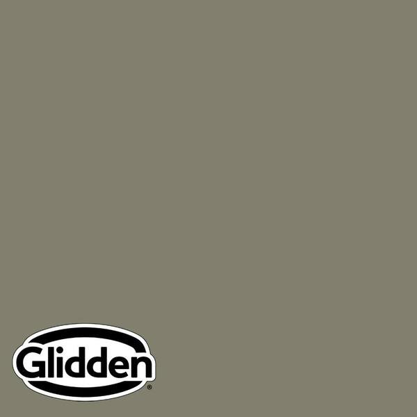 Glidden Premium 5 gal. PPG1028-5 Autumn Gray Satin Exterior Latex Paint ...
