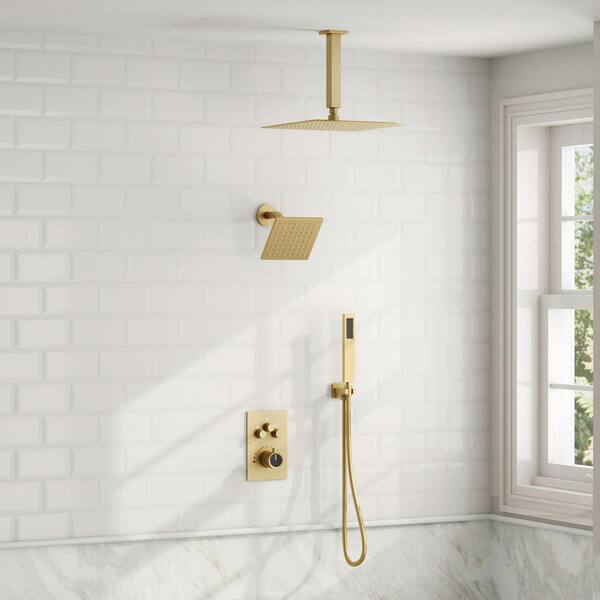 Gold - Shower Heads - The Home Depot