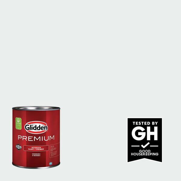 Glidden Premium 1 qt. PPG1041-1 Moonlit Snow Eggshell Interior Latex ...