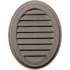Builders Edge 21 in. x 27 in. Oval Brown/Tan Plastic Built-in Screen ...